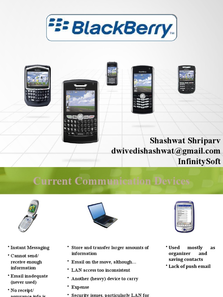 BlackBerry: Secure Wireless Communication Solution | PDF | Blackberry ...