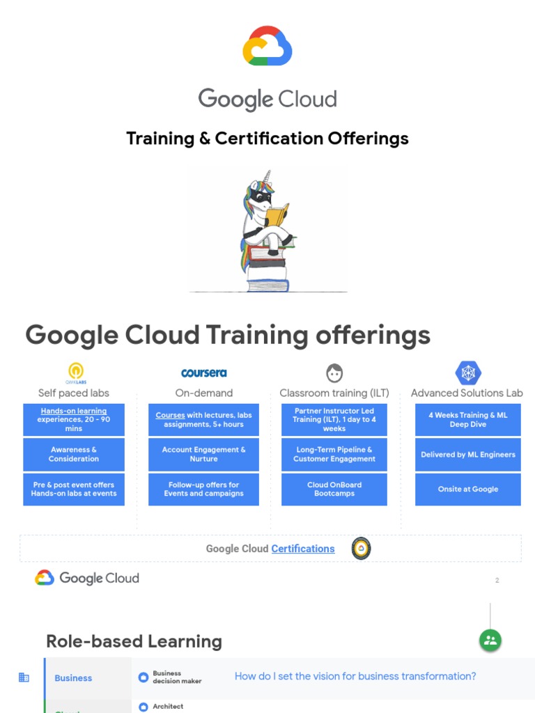Google Cloud Training & Certification | PDF | Cloud Computing ...