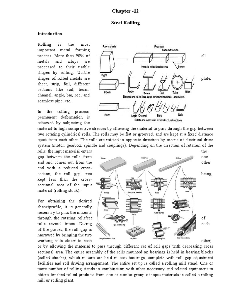 12-Steel Rolling Final Chapter | PDF | Rolling (Metalworking ...
