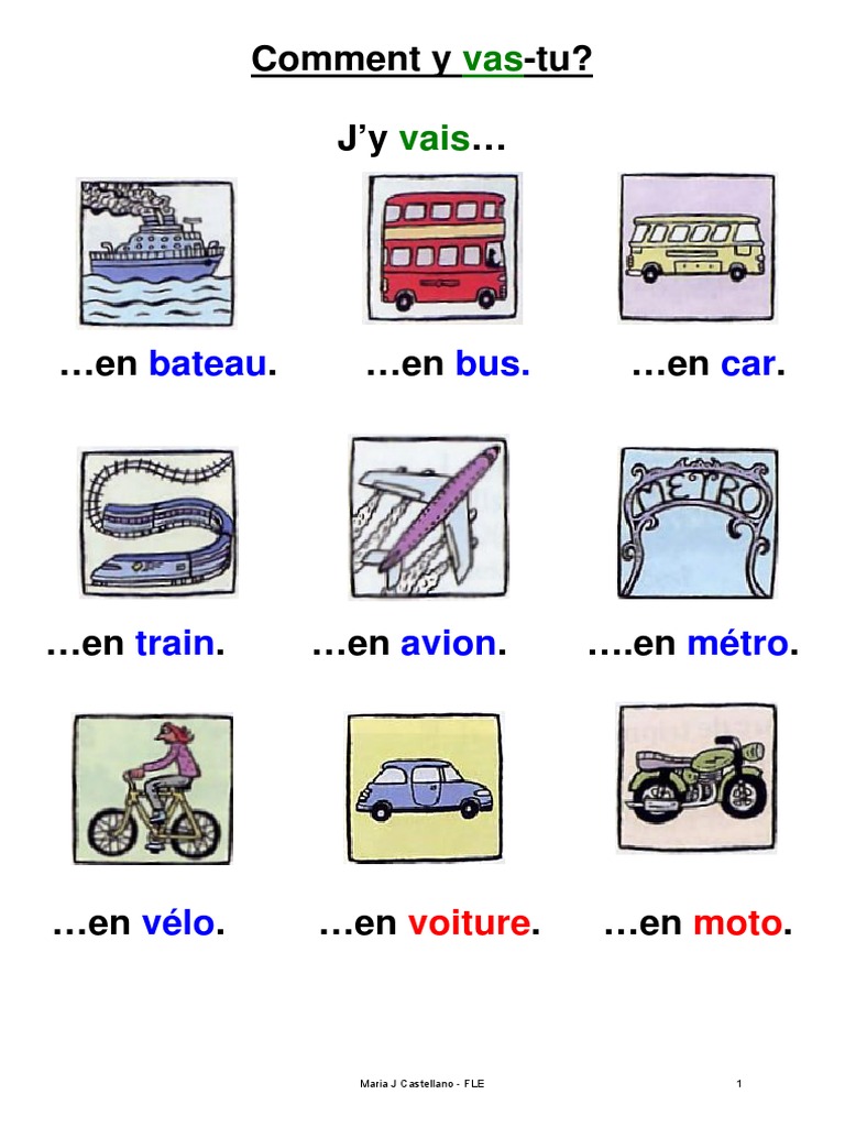 1-Les Moyens de Transport PDF | PDF