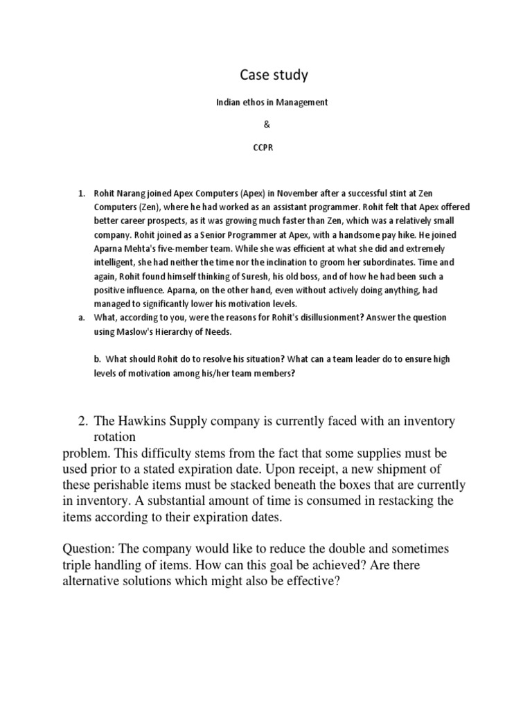 Case Study | PDF | Hewlett Packard | Goal