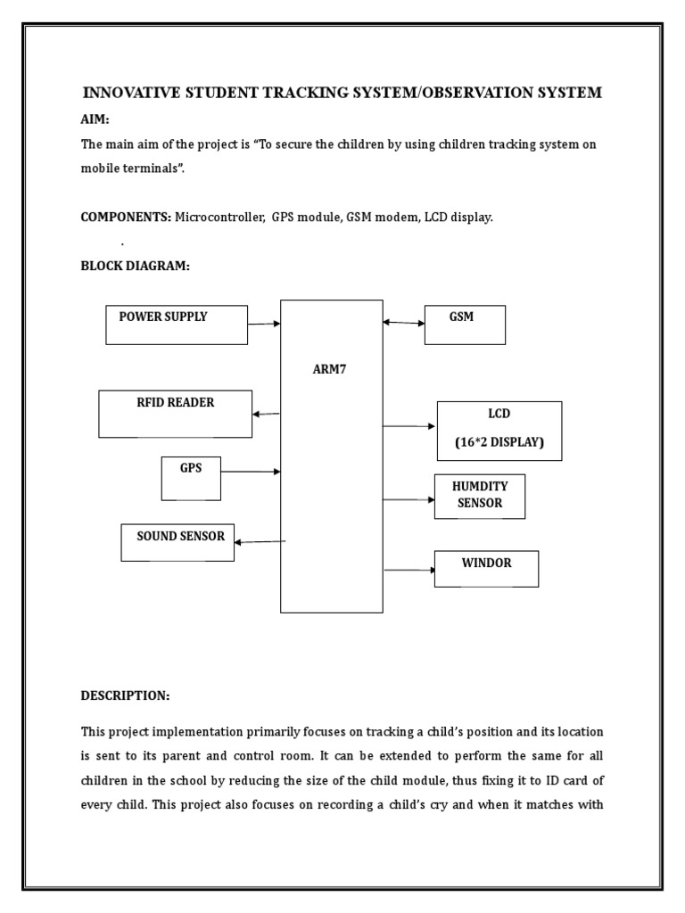 Innovative Student Tracking System/Observation System: GSM Power Supply ...