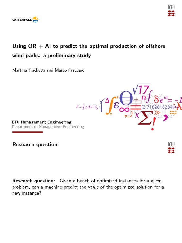 Ods 2017 Fisch | PDF | Wind Farm | Mathematical Optimization