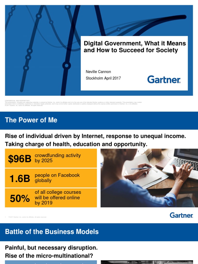 Digital Government What It Means and How To Succeed For Society | PDF ...