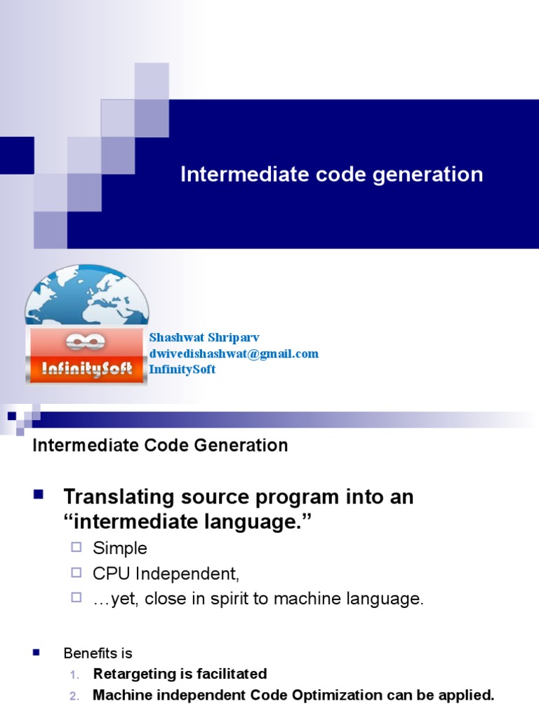 Intermediate Code Generation 1 | PDF | Boolean Data Type | Control Flow Intermediate Code Generation 1 | PDF | Boolean Data Type | Control Flow