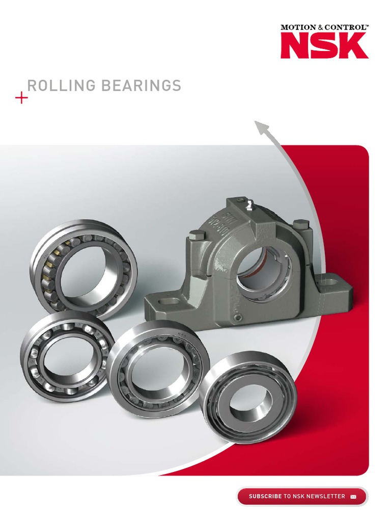 NSK PDF | PDF | Bearing (Mechanical) | Manufactured Goods