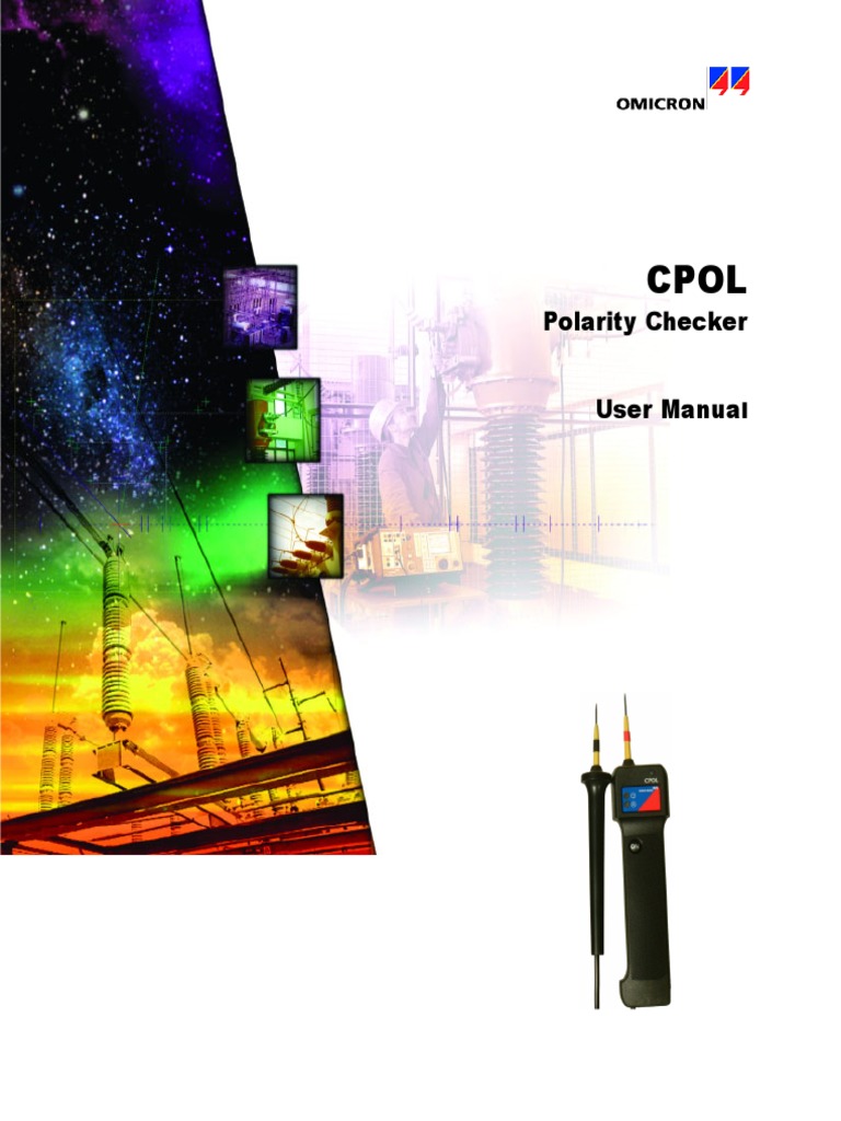 Polarity Checker User Manua: CPOL - Book Page 1 Thursday, December 13 ...
