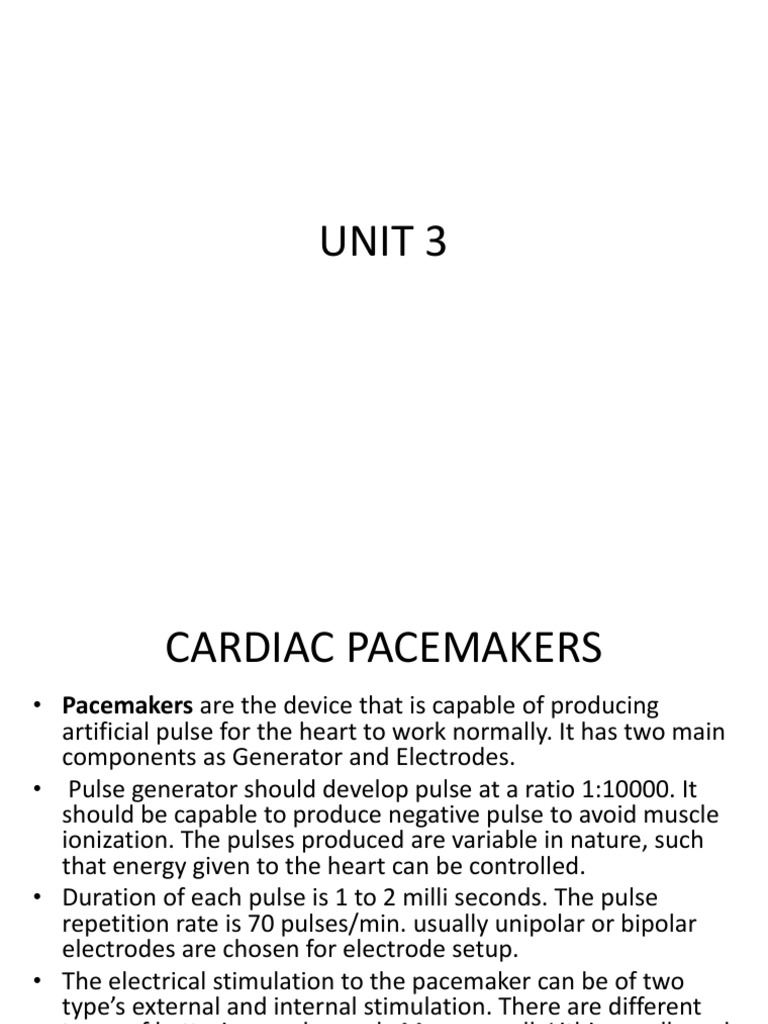 Cardiac Pacemakers & Defibrillators Overview | PDF | Heart Valve ...