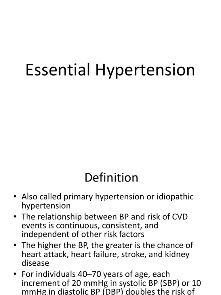 HTN PPT - Yas | PDF | Cardiovascular Diseases | Hypertension