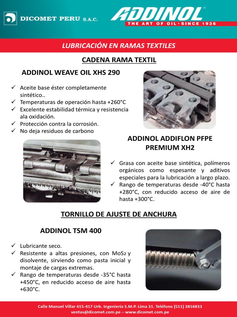 Flyer Textil Ramas | PDF