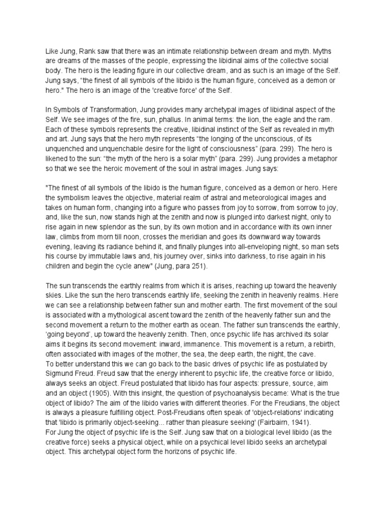 Hero As Libido Symbol | Download Free PDF | Libido | Carl Jung