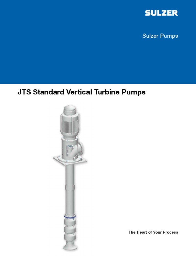 JTS Standard Vertical Turbine Pumps en E00727 6 2010 | PDF | Bearing ...