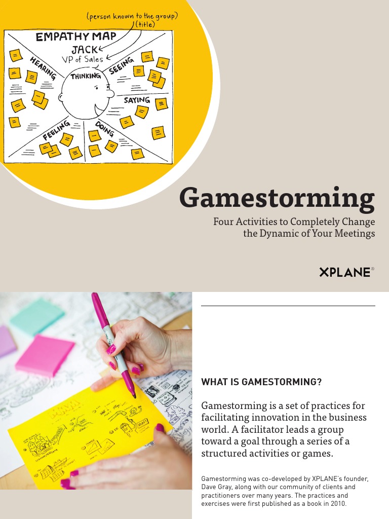 Gamestorming: Four Activities To Completely Change The Dynamic of Your ...