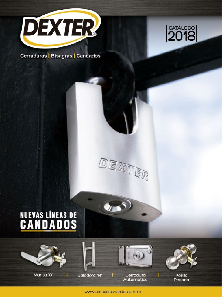 Catalogo Dexter 2018 PDF | PDF | Bloqueo (dispositivo de seguridad ...