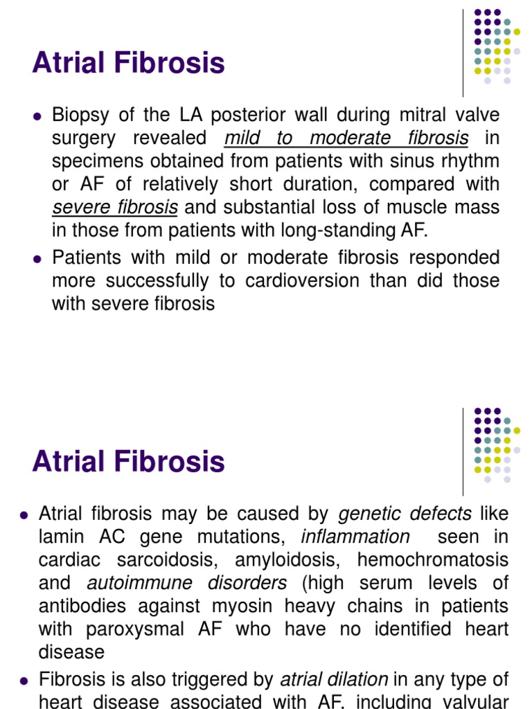 Atrial Fibrosis: Causes and Effects | PDF