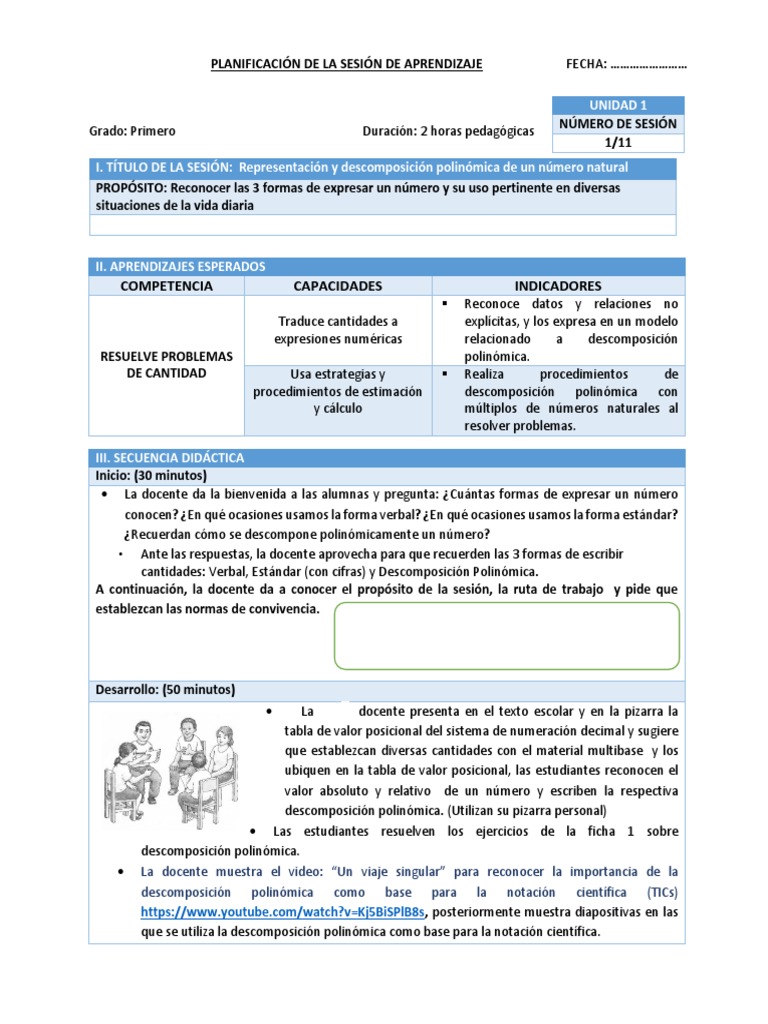 MAT1-U1-SESION 01 Maria | PDF | Números | Número primo