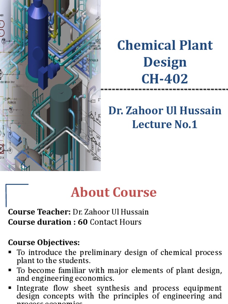 Chemical Plant Design (Complete Lectures) PDF | PDF | Heat Exchanger ...