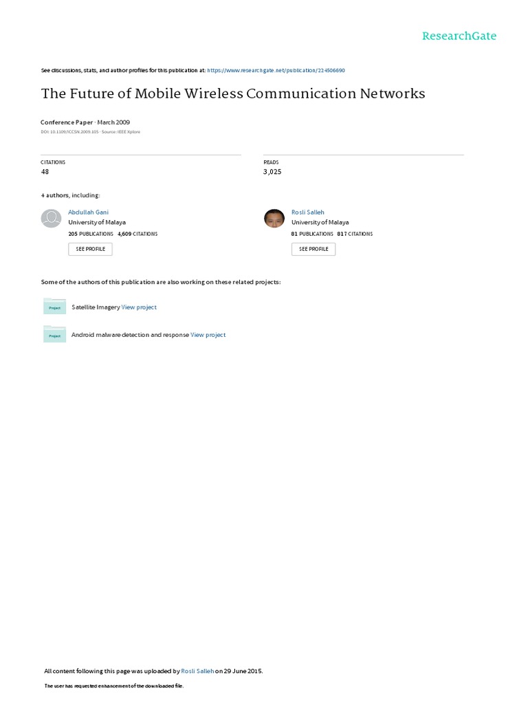 Wireless Communication Standards | PDF | Mobile Technology | Computing