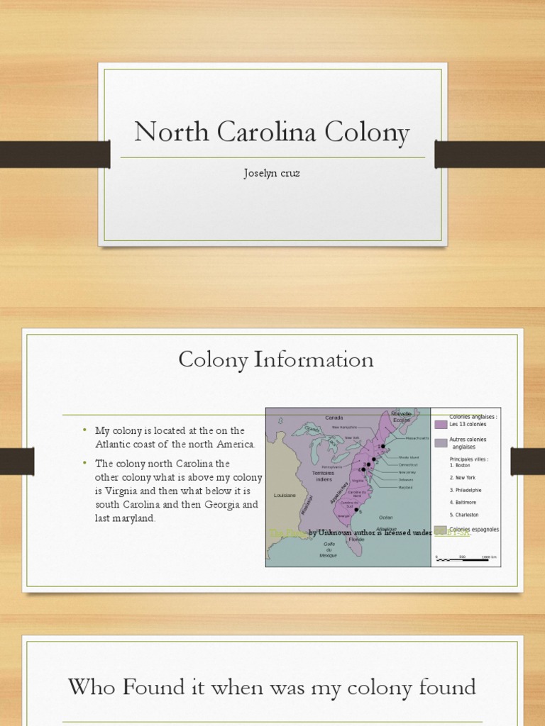 North Carolina Colony Overview | PDF