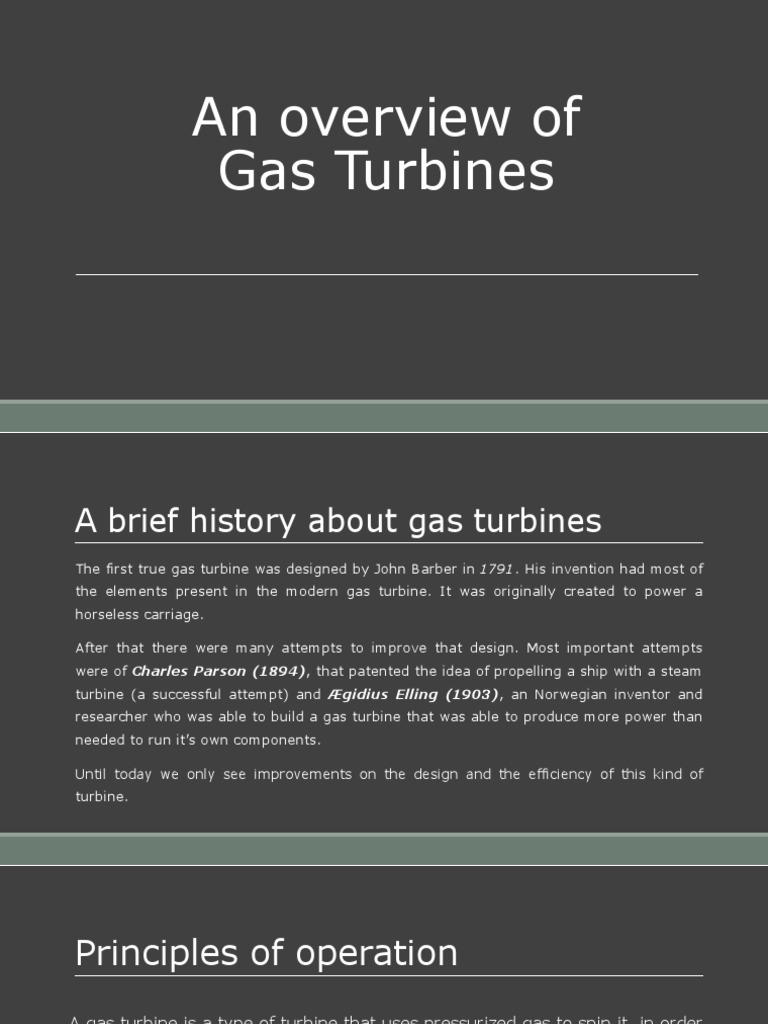 Gas Turbine - Basics | PDF | Turbine | Gas Turbine