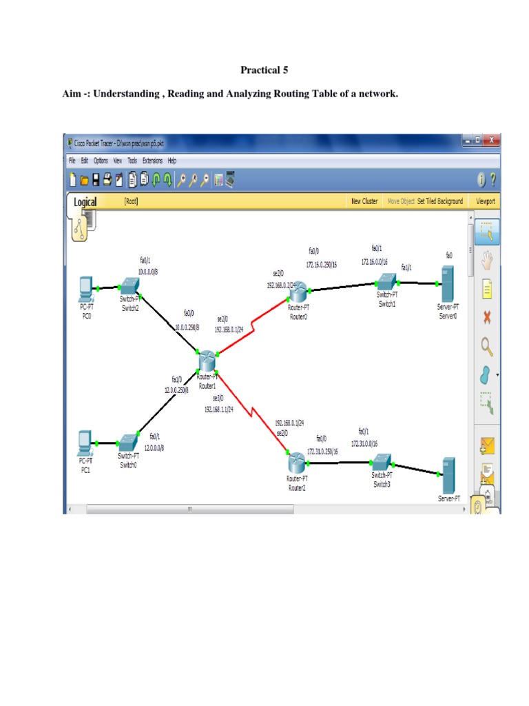 Understanding, Reading and Analyzing Routing Table of A Network | PDF