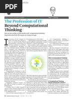 Computational Thinking - Jeannette M. Wing PDF | PDF