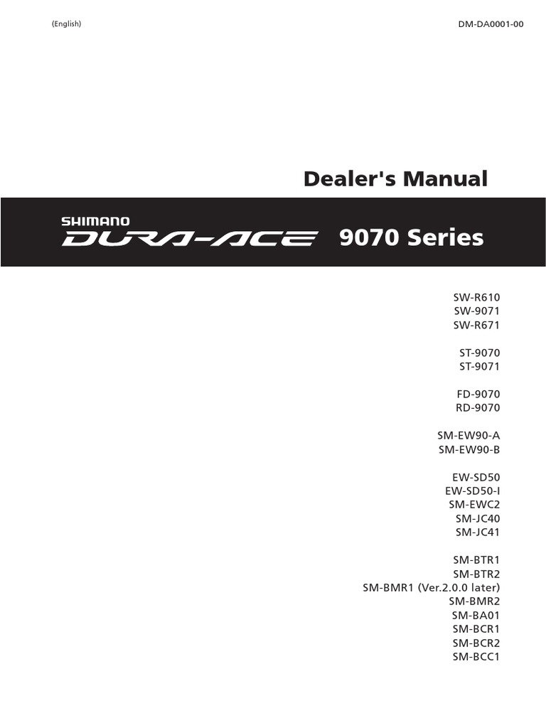 Di2 Manual PDF | PDF | Battery Charger | Electrical Connector