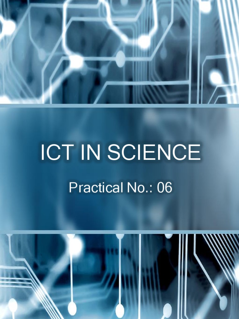 Ict in Science | PDF