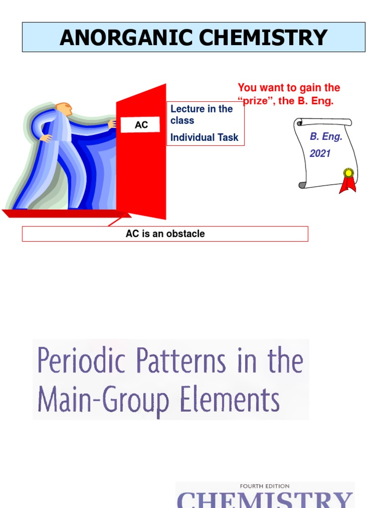 Anorganic Chemistry: You Want To Gain The "Prize", The B. Eng | PDF ...