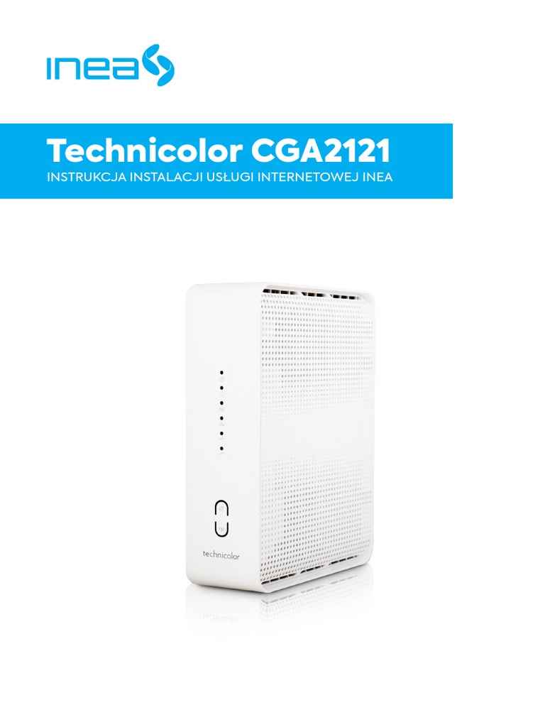 TECHNIKOLOR CGA 2121 Instrukcja Pena 2017-09-21 | PDF