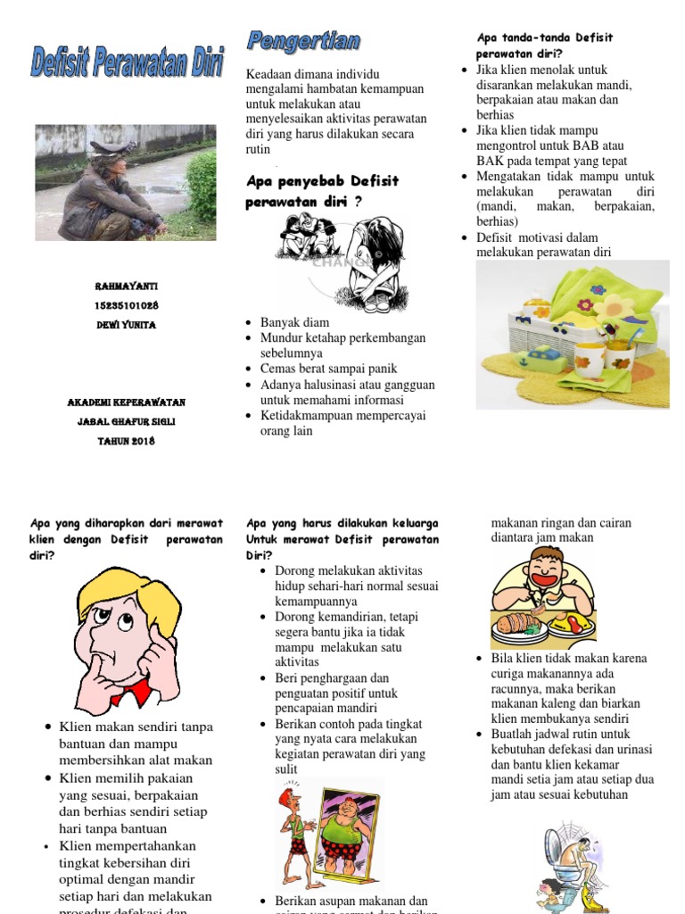 Leaflet Defisit Perawatan Diri | PDF