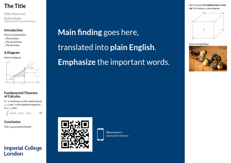 Better Poster Latex Template | PDF