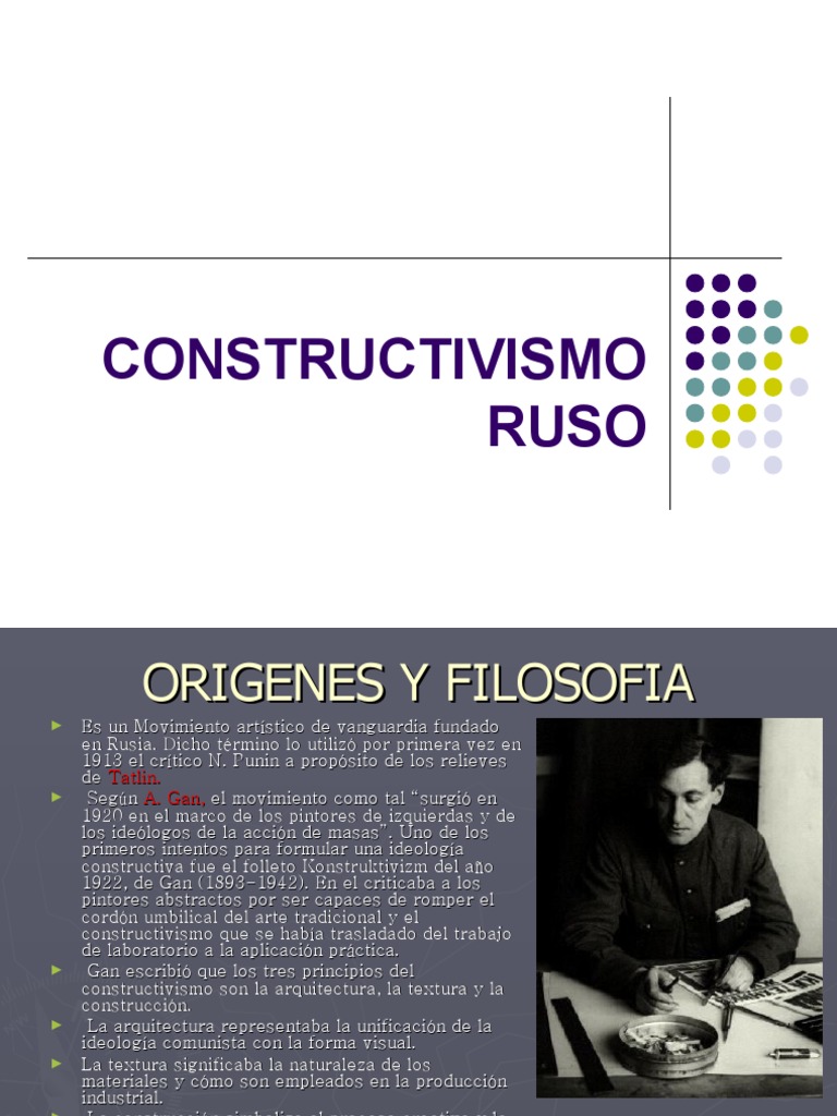 Constructivismo Ruso | PDF | Escultura | Diseño