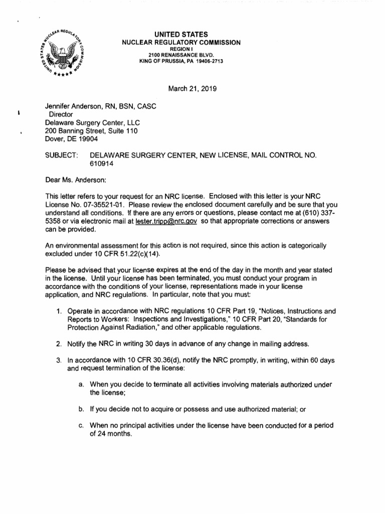 Nuclear Regulatory Commission: United States | PDF | Nuclear Regulatory ...