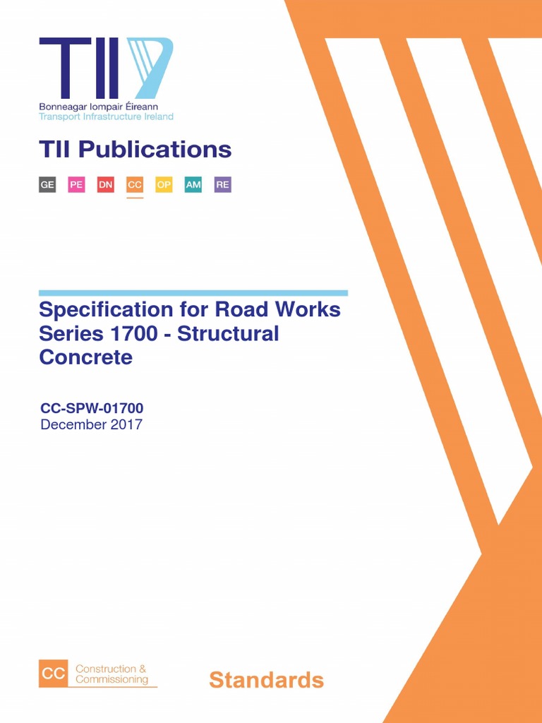 Specification For Road Works Series 1700 - Structural Concrete | PDF | Prestressed Concrete ...