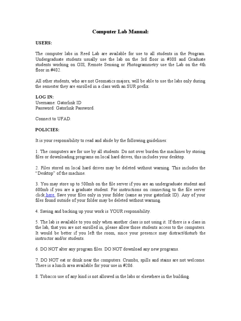 Computer Lab Manual:: Users | PDF | Printer (Computing) | Computer File