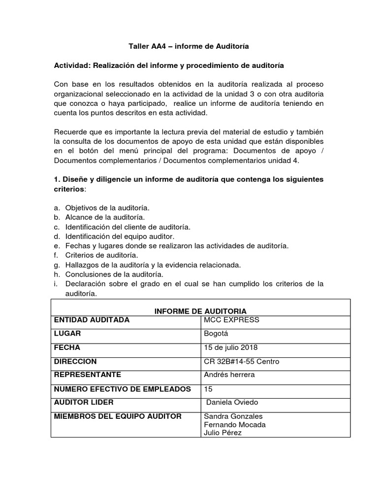 Cliente Auditado | PDF | Auditoría | Gestión de la calidad
