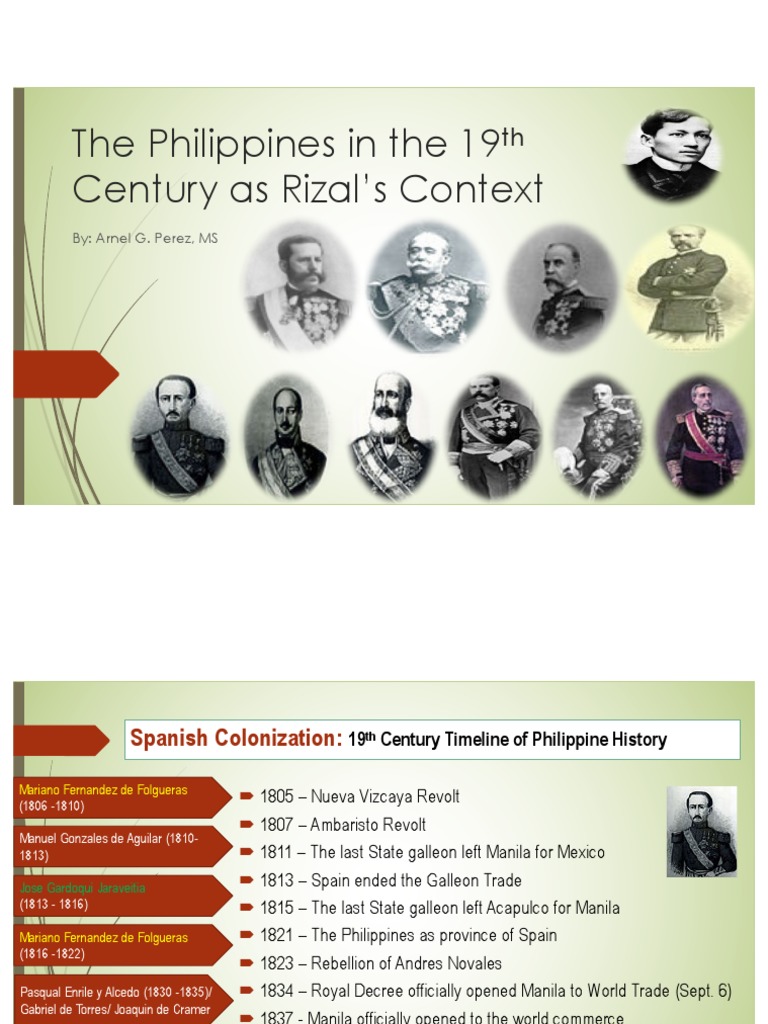19th Century Philippines: Rizal's Context | PDF | Philippines
