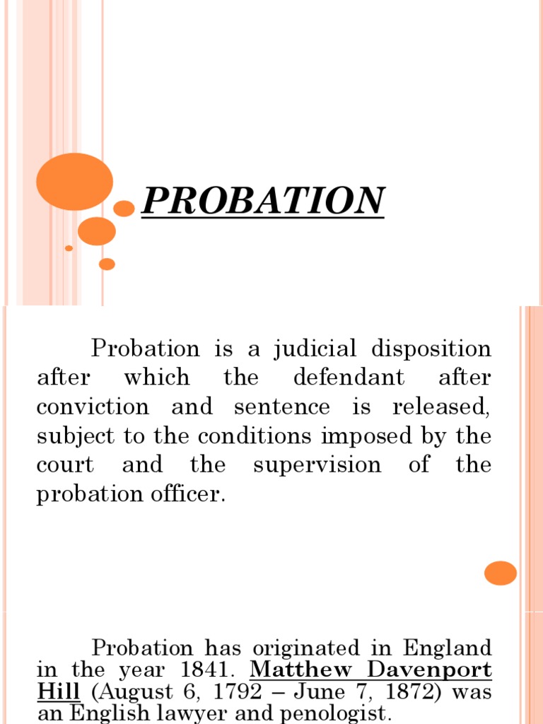 2 - History of Probation | PDF | Probation | Probation Officer