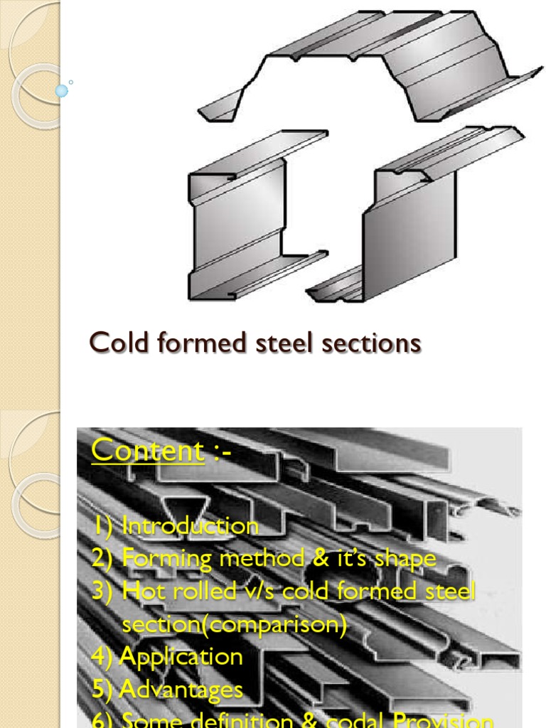 Cold Formed Steel Sections | PDF | Buckling | Sheet Metal