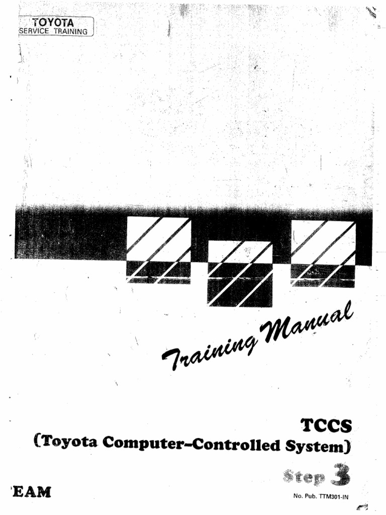 TCCS (Toyota Computer-Controlled System) PDF | PDF
