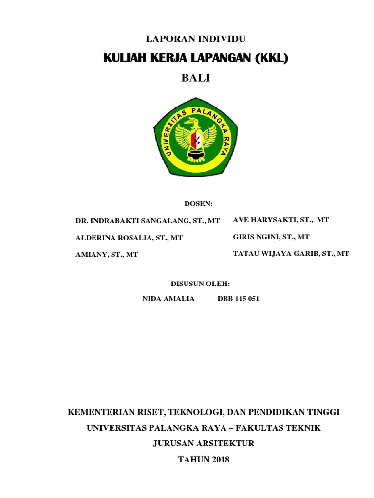 Laporan KKL Arsitektur Penglipuran Bali | PDF