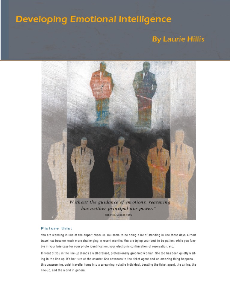 Developing Emotional Intelligence | PDF | Emotional Intelligence ...