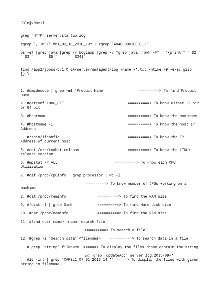 Imp Commands Linux Pdf Computer File Directory Computing
