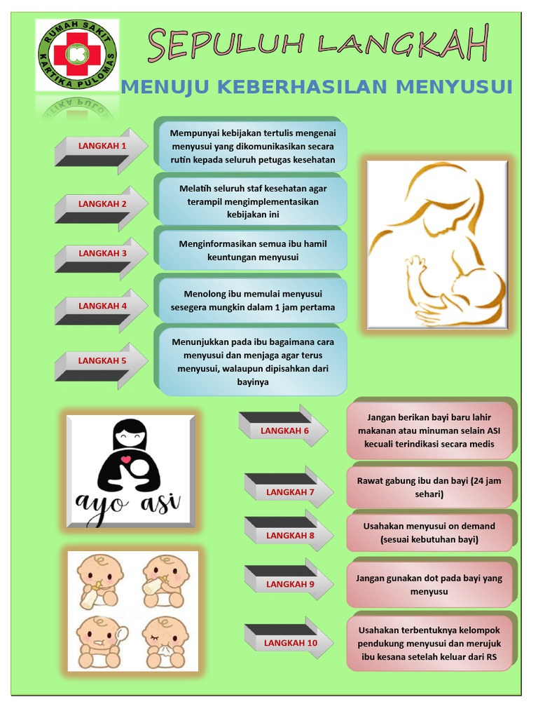 Poster 10 Langkah Menyusui | PDF