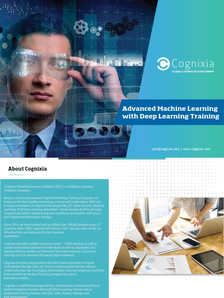 Cognixia: Advanced Machine Learning With Deep Learning Training | PDF ...
