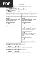 Using Stat Mode on CASIO Calculators | PDF