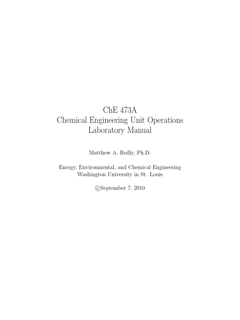 Unit Operation Lab Manuaol | Download Free PDF | Analysis Of Variance ...