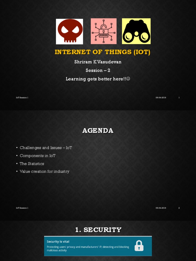 IoT - Shriram K Vasudevan - Session2 - Complete | PDF | Internet Of ...