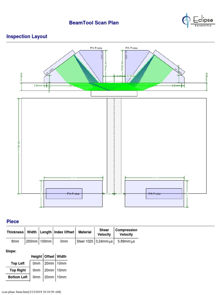 Beamtool Scan Plan: Inspection Layout | PDF | Atomic | Physics
